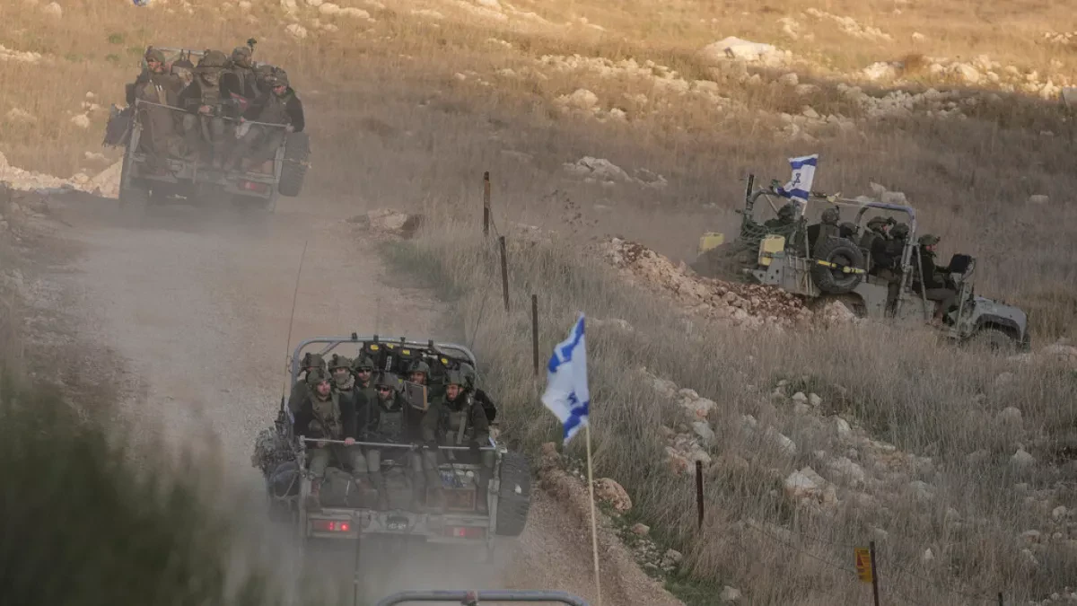 Dozens of Israeli military vehicles push deep into south Syria in ...