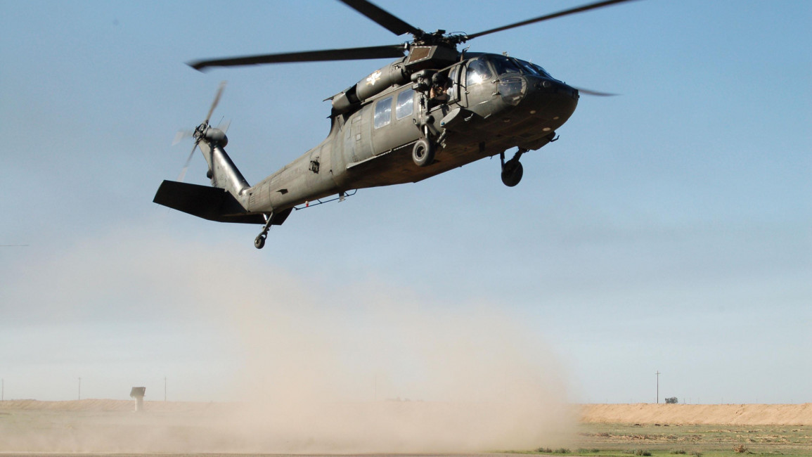 US helicopter crashes in northern Iraq