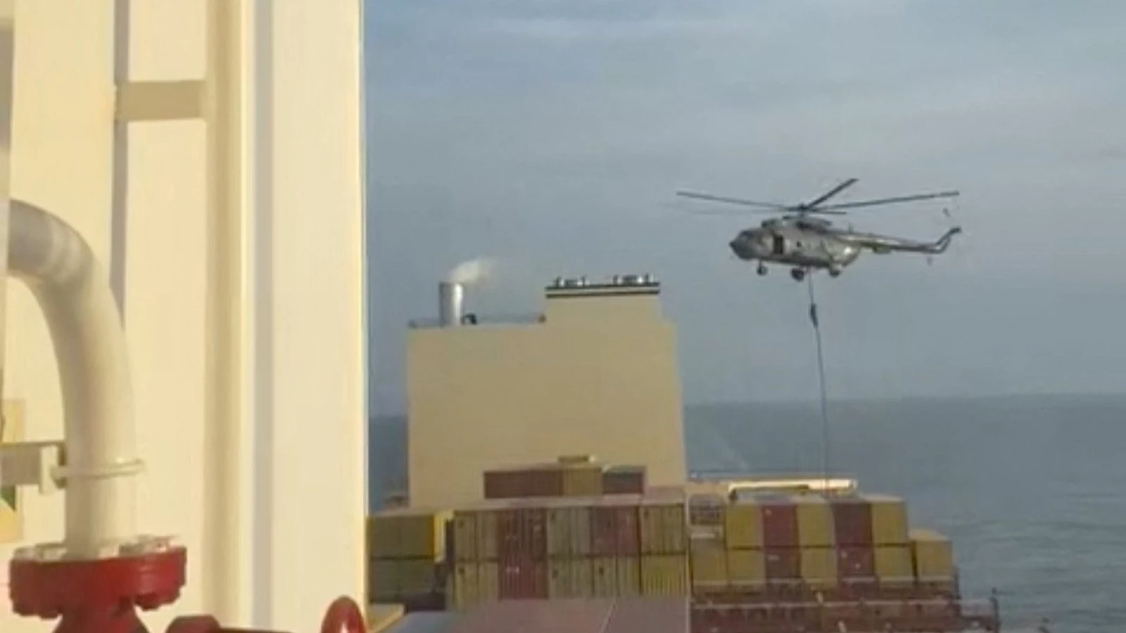 Iran frees crew of Israeli-owned vessel, keeps ship