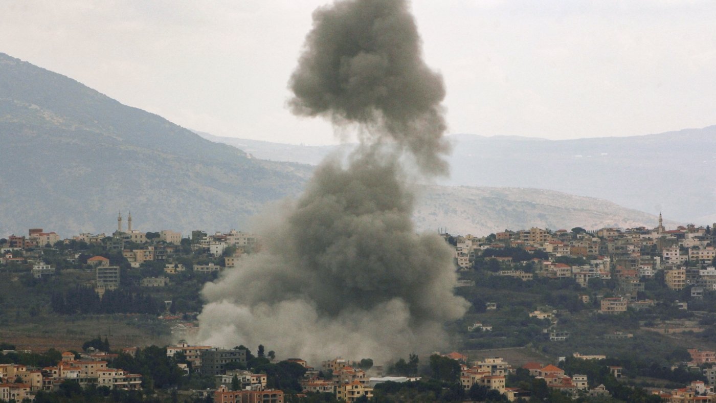 Israel violently bombs south Lebanon one day after direct talks with Beirut