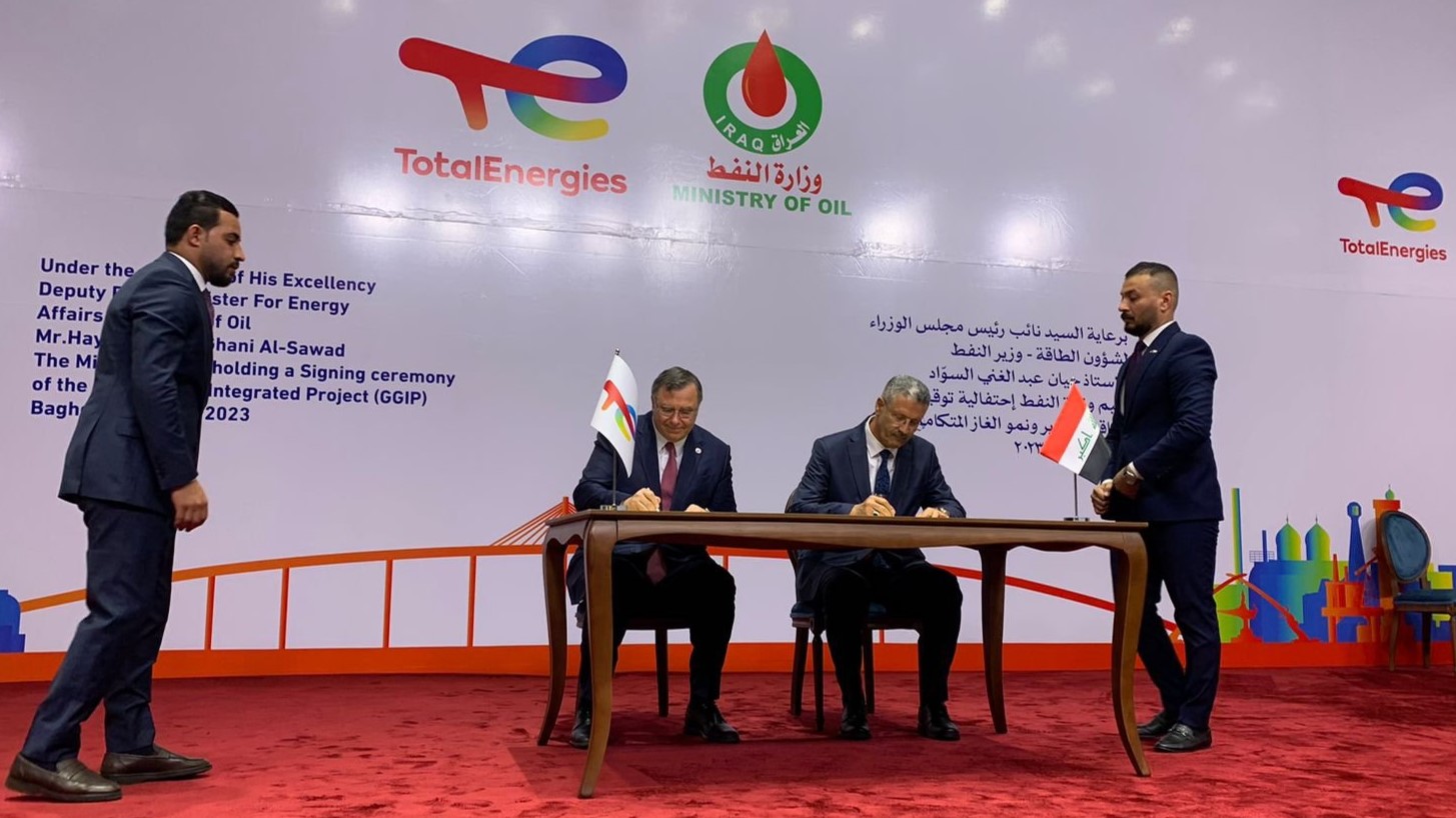 Iraq seals largest-ever foreign investment deal with France's Total
