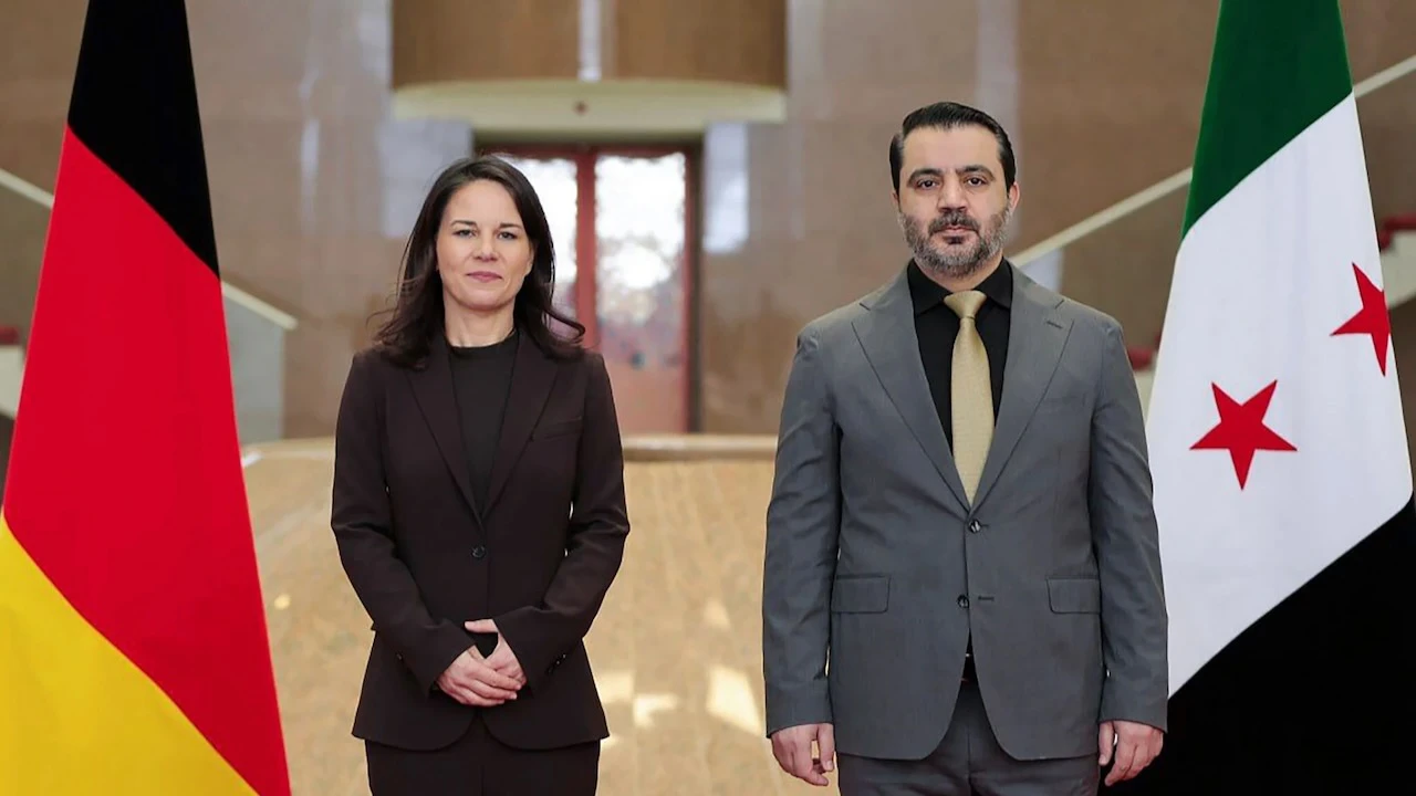 German FM reopens Damascus embassy in second Syria visit since HTS coup