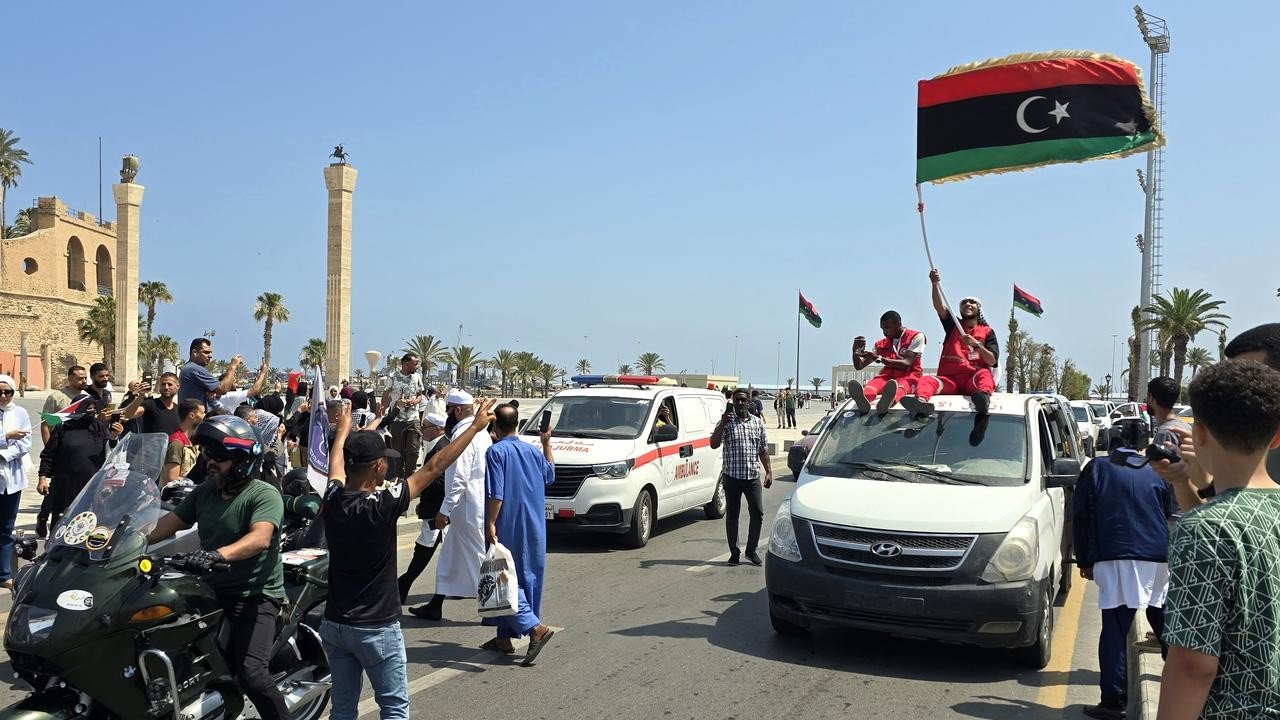 Libyan forces block Sumud aid convoy seeking to break Israeli siege of Gaza